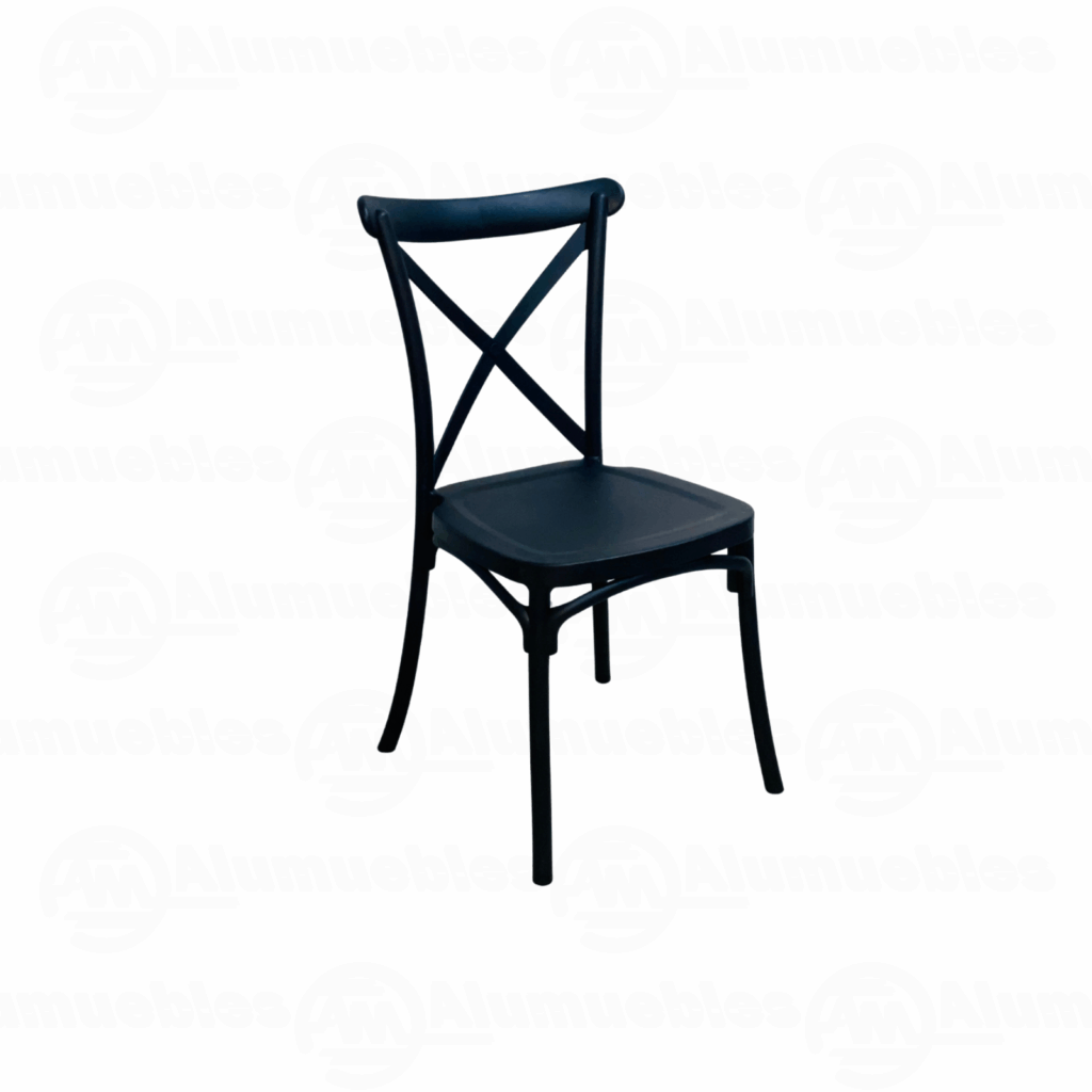 SILLA PLASTICA CROSS BACK – Alumuebles